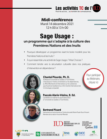 Sage Usage : un programme qui s’adapte à la culture des Premières ...